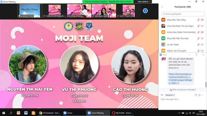 Cuộc thi Debate Challenge 2021- Sân chơi thể hiện bản lĩnh sinh viên ...